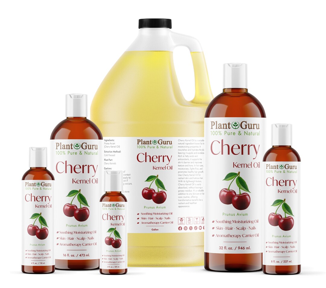 Cherry Kernel Oil 100% Pure Natural Cold Pressed Refined Carrier - Etsy