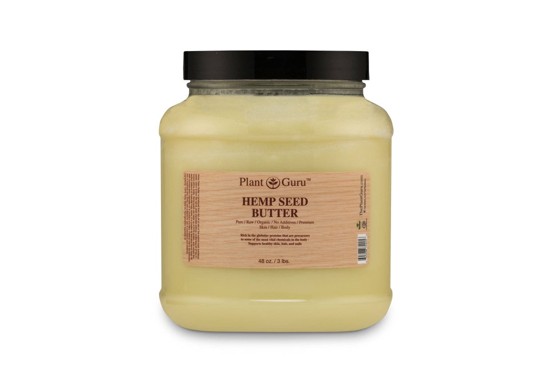 Hemp Seed Body Butter 100% Pure Raw Fresh Natural Cold Pressed. Skin ...