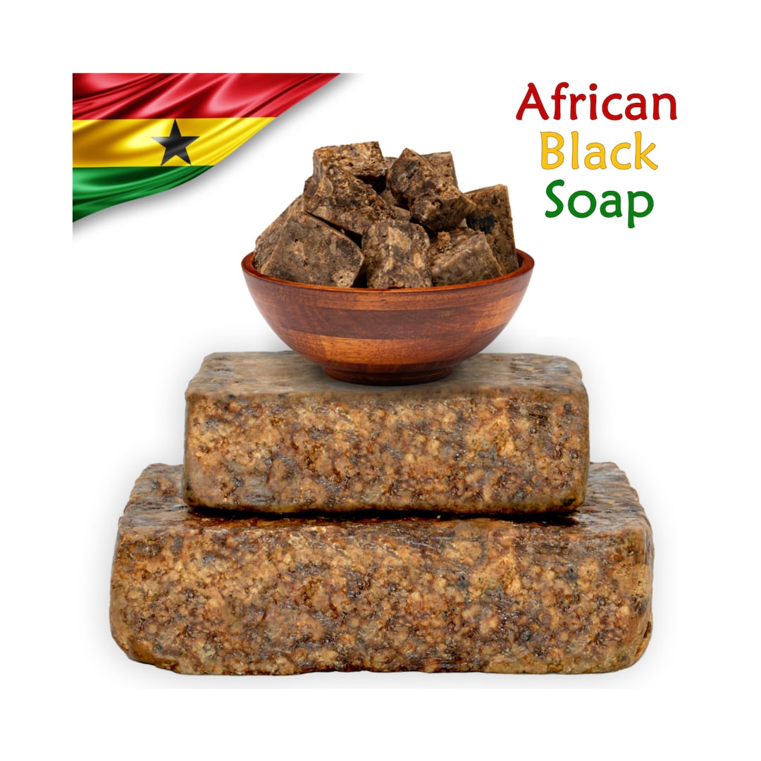 Raw African Black Soap Bar 10 Lbs. Bulk Wholesale 100% Pure Natural ...