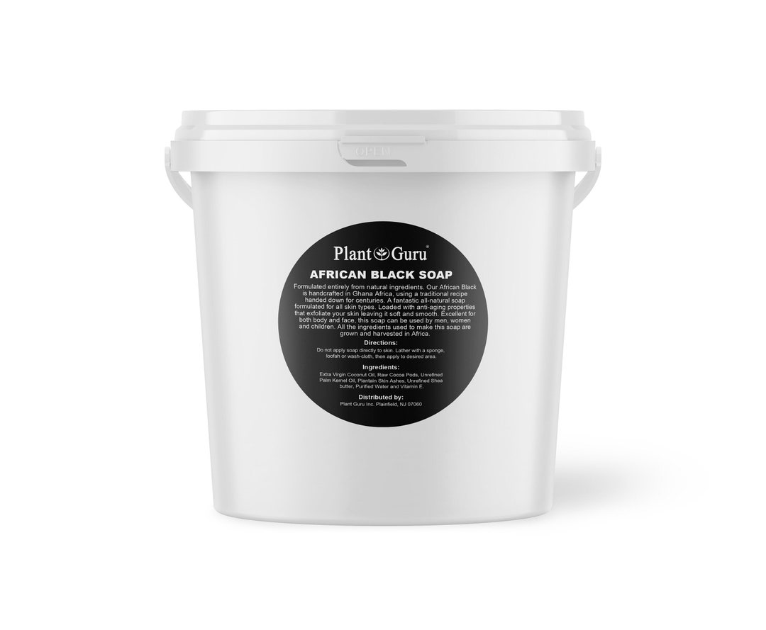Raw African Black Soap Paste 8 Lbs Bulk Wholesale 100 Pure Natural