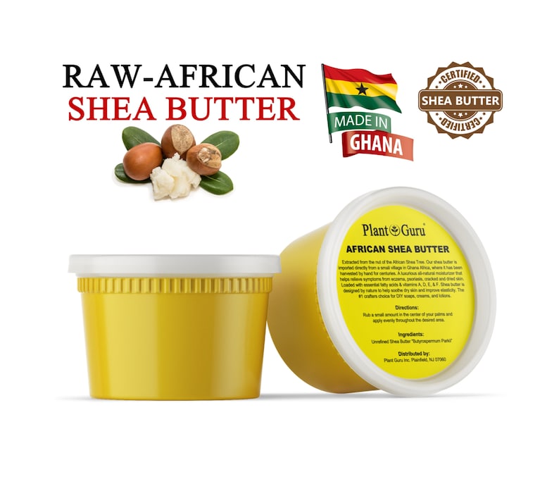Raw African Shea Butter 16 Oz. 100% Pure Natural Unrefined - Etsy