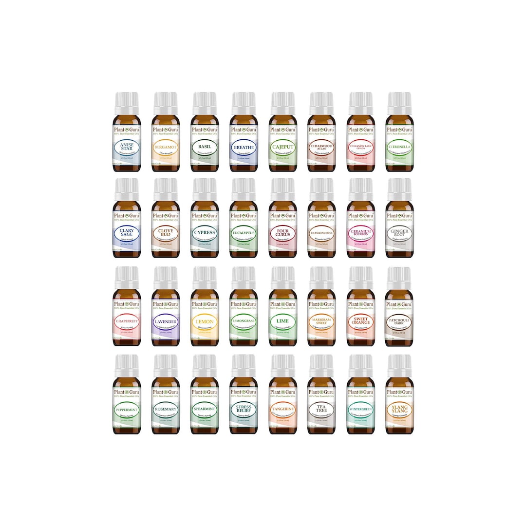 Ultimate Essential Oil Variety Set 32 - 10 Ml. 100% Pure Therapeutic ...