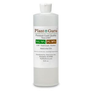 70/30 VG PG Blend Vegetable Glycerin & Propylene Glycol USP Kosher Food ...