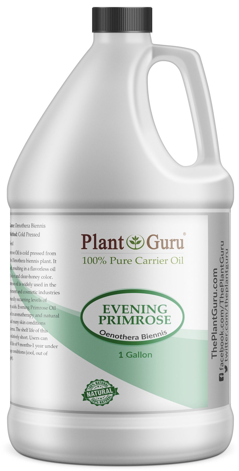 Evening Primrose Oil Cold Pressed 100% Pure Natural Refined | Etsy