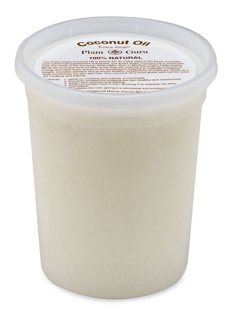 Coconut Oil Extra Virgin Raw 100% Pure Natural Unrefined FOOD - Etsy
