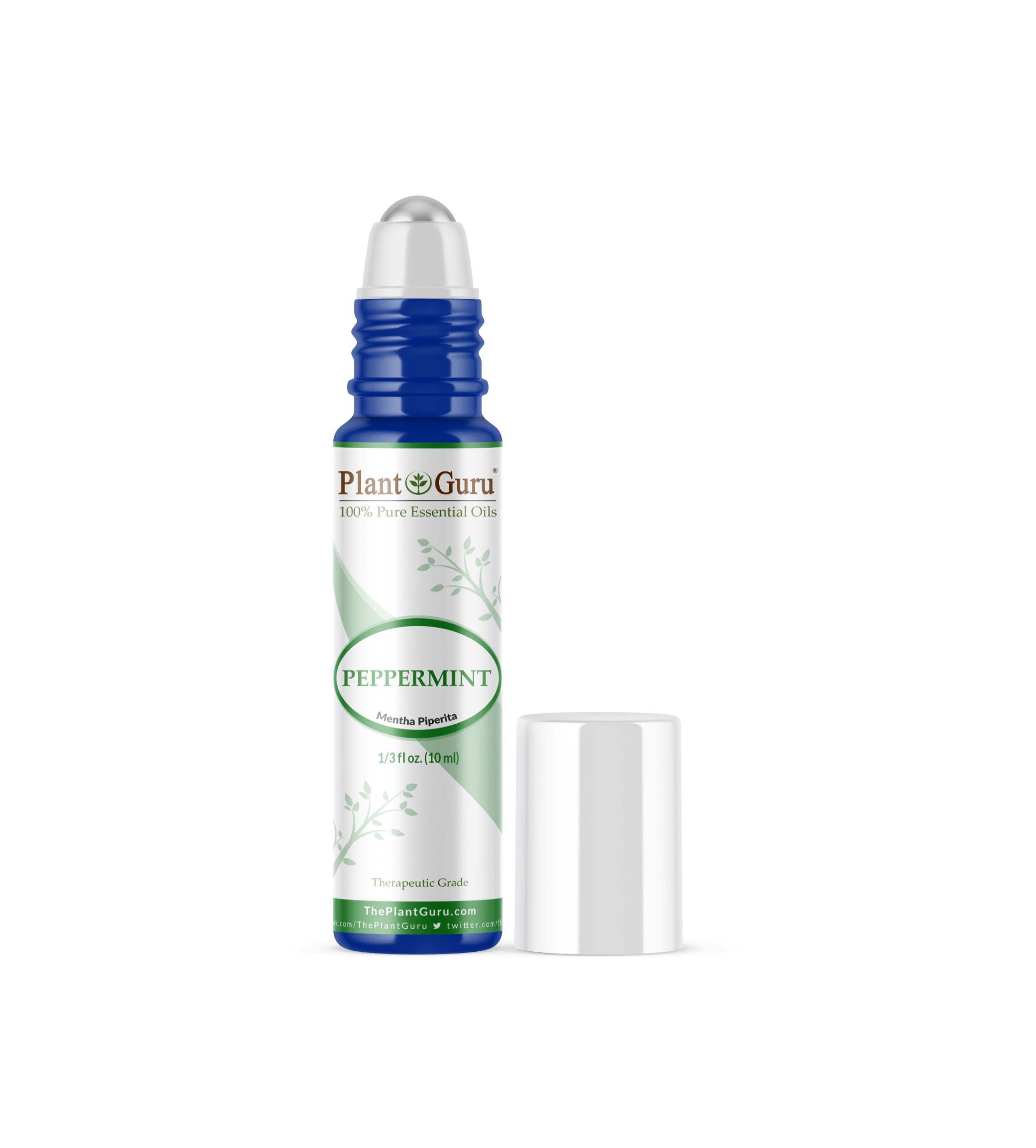 Peppermint Essential Oil Roll on 10 Ml. Pure Mentha Piperita - Etsy