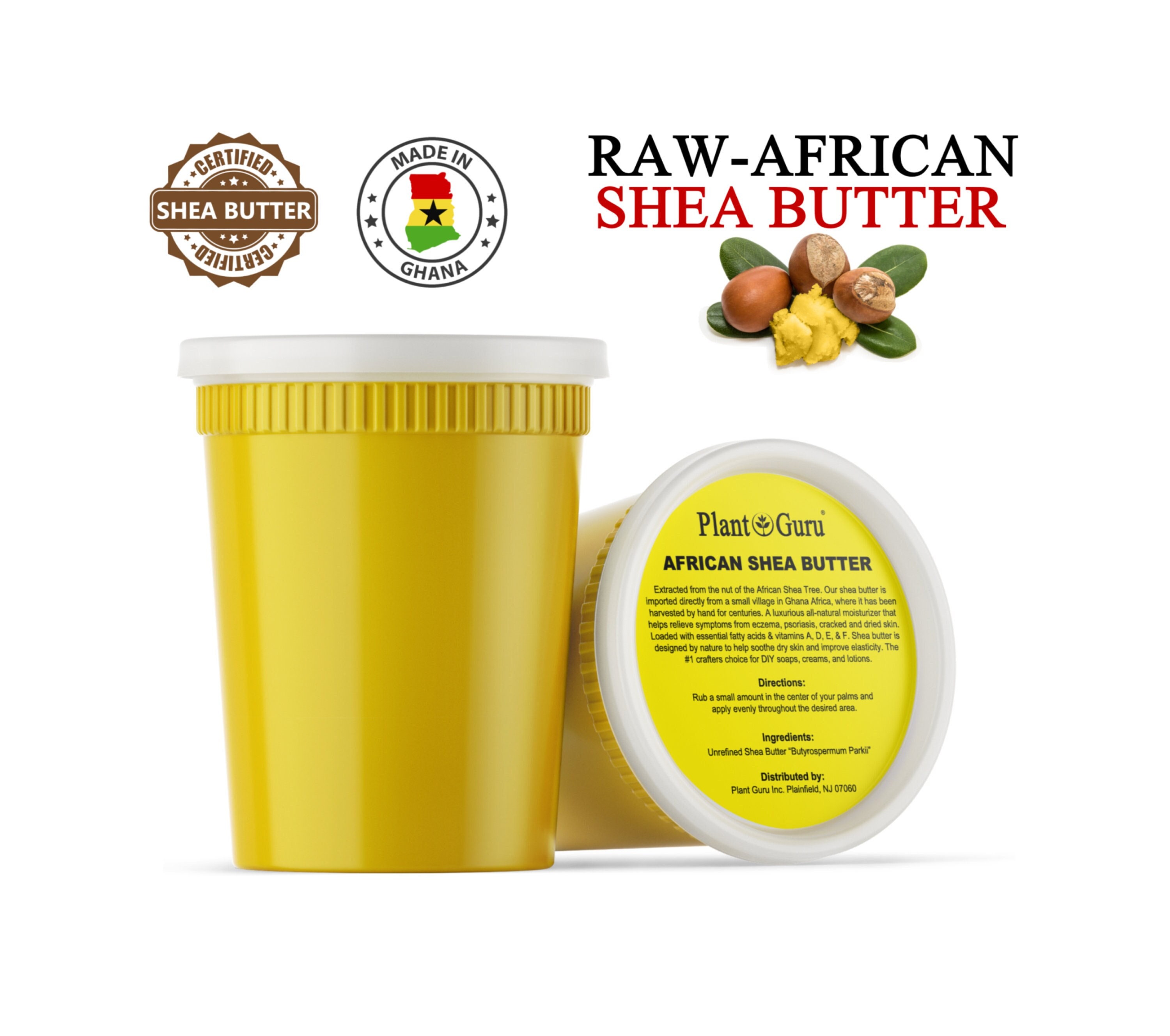 Raw African Shea Butter 32 Oz. 100% Pure Natural Unrefined - Etsy