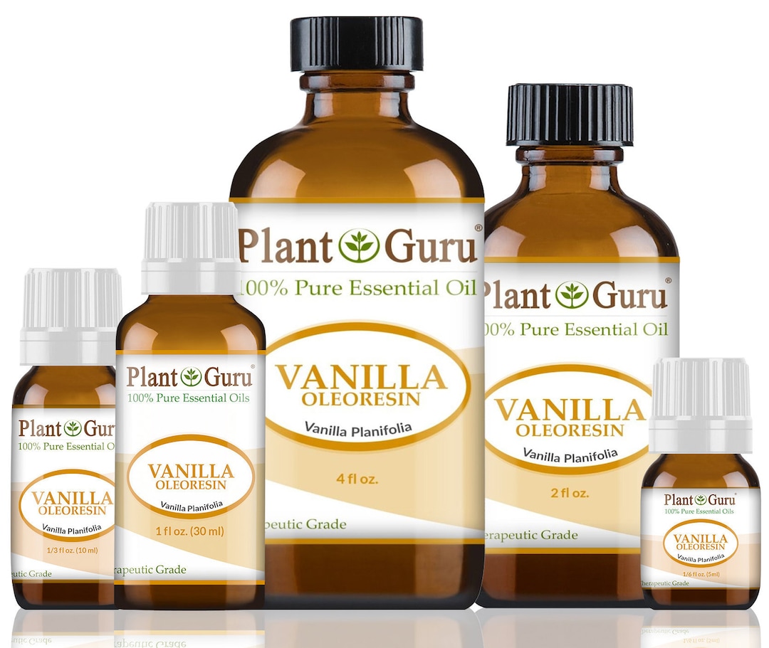 Vanilla Essential Oil 10 Fold Oleoresin 100% Pure Natural Therapeutic Grade, Vanilla Planifolia ...
