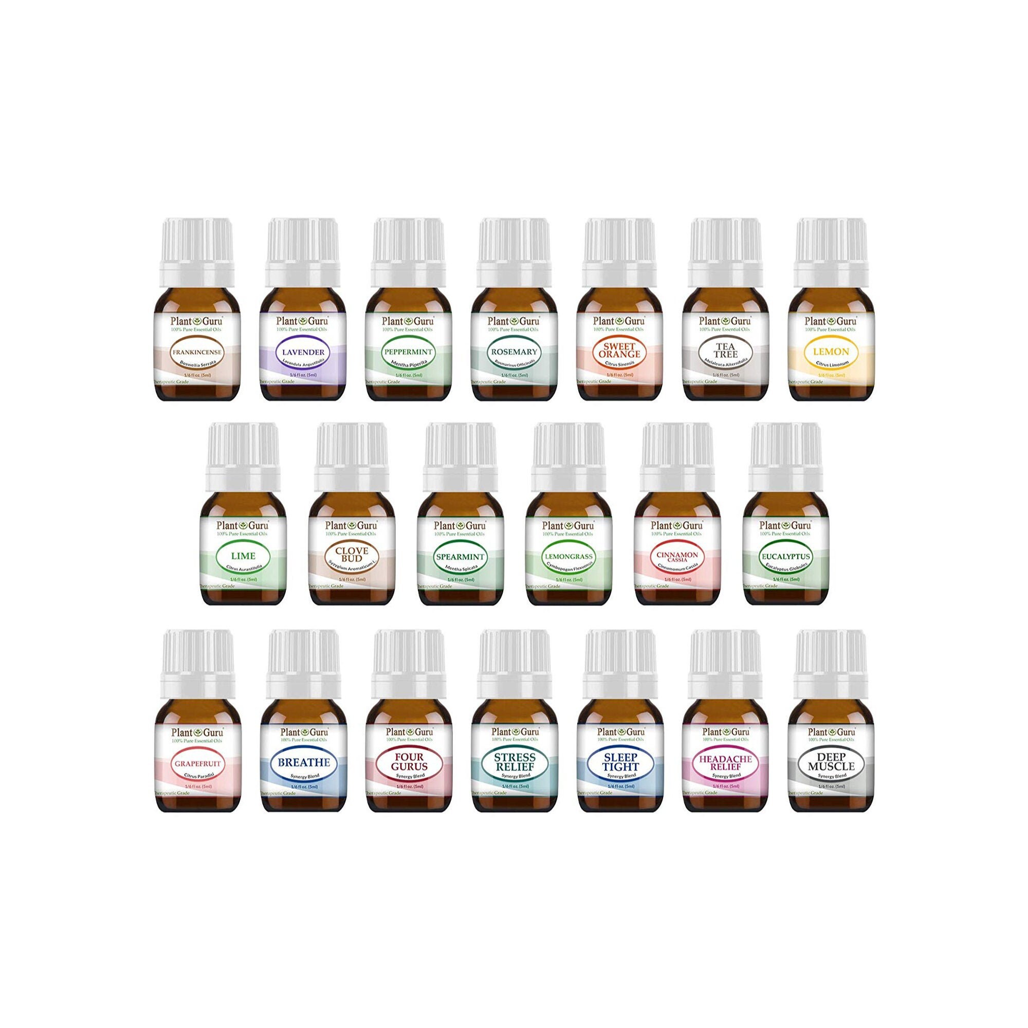 Essential Oil Set 20 5 ml. 100% Pure Therapeutic Grade | Etsy