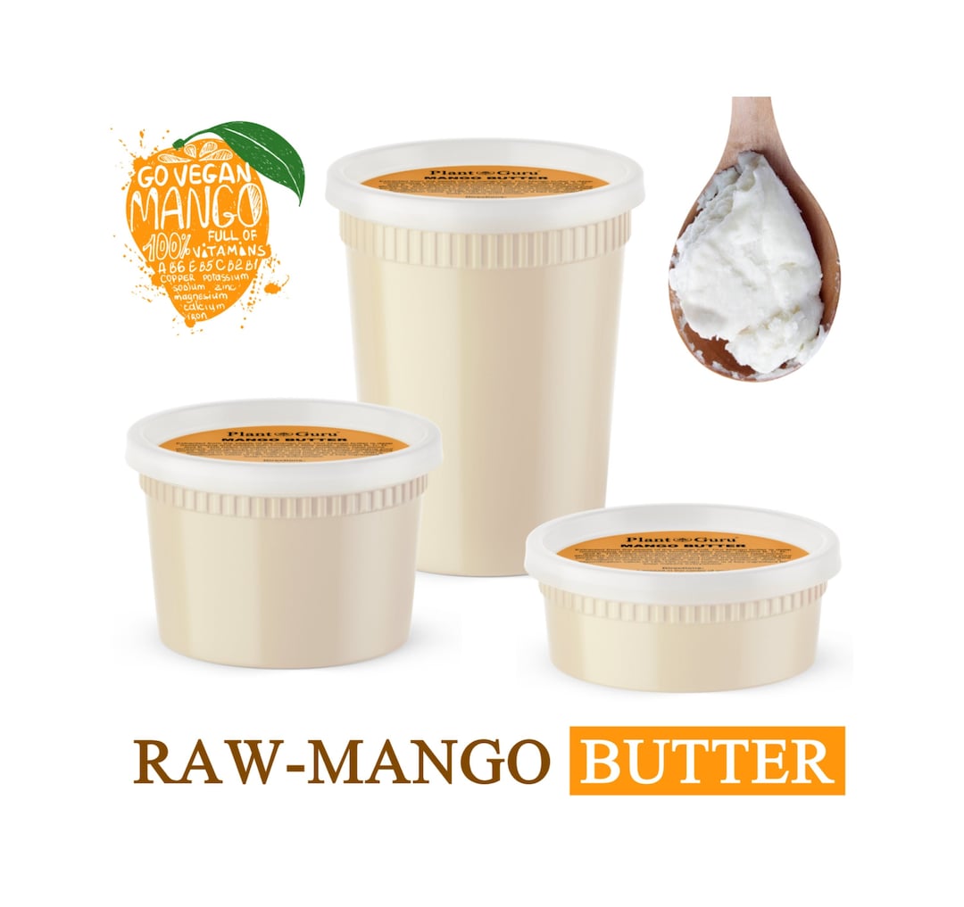 Raw Mango Butter 100% Pure Natural Unrefined Organic Great for Skin ...