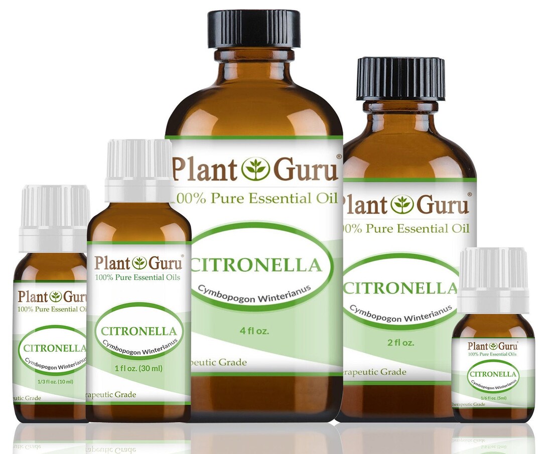Citronella Essential Oil 100% Pure Natural Therapeutic Grade ...