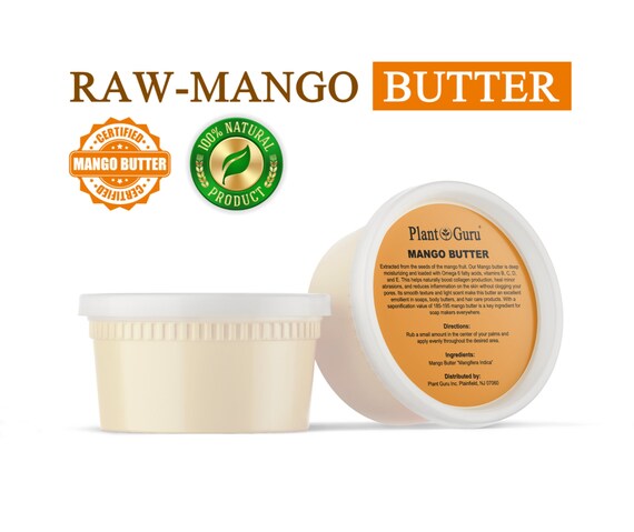 Raw Mango Butter 12 Oz. 100% Pure Natural Unrefined Organic | Etsy