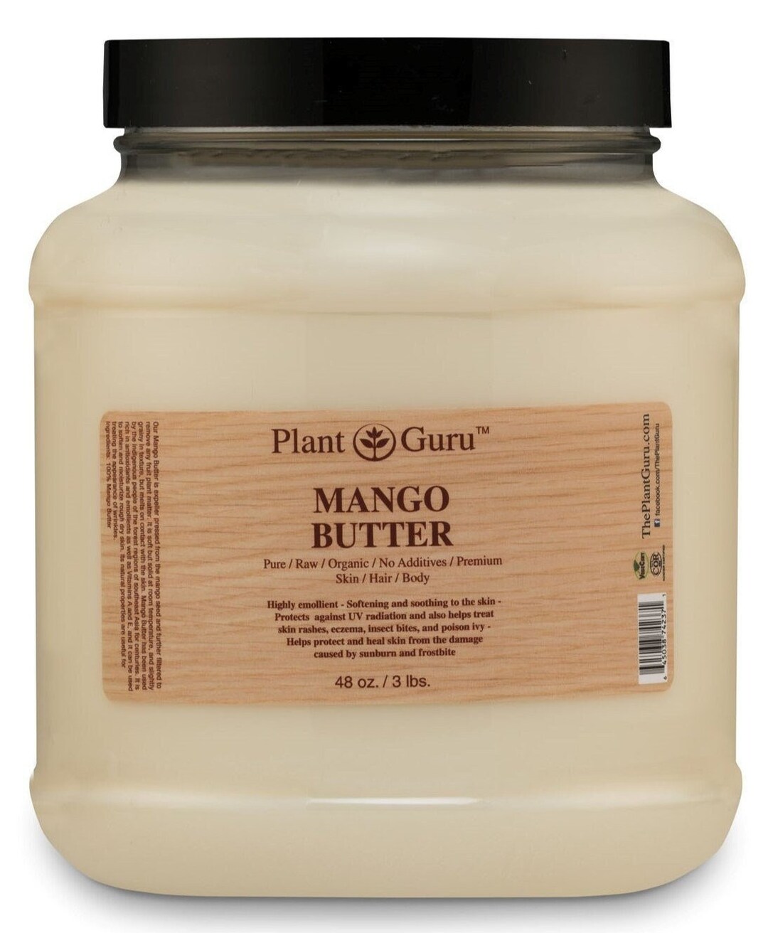 Raw Mango Butter 100% Pure Natural Skin, Body, Hair, Nail Moisturizer ...