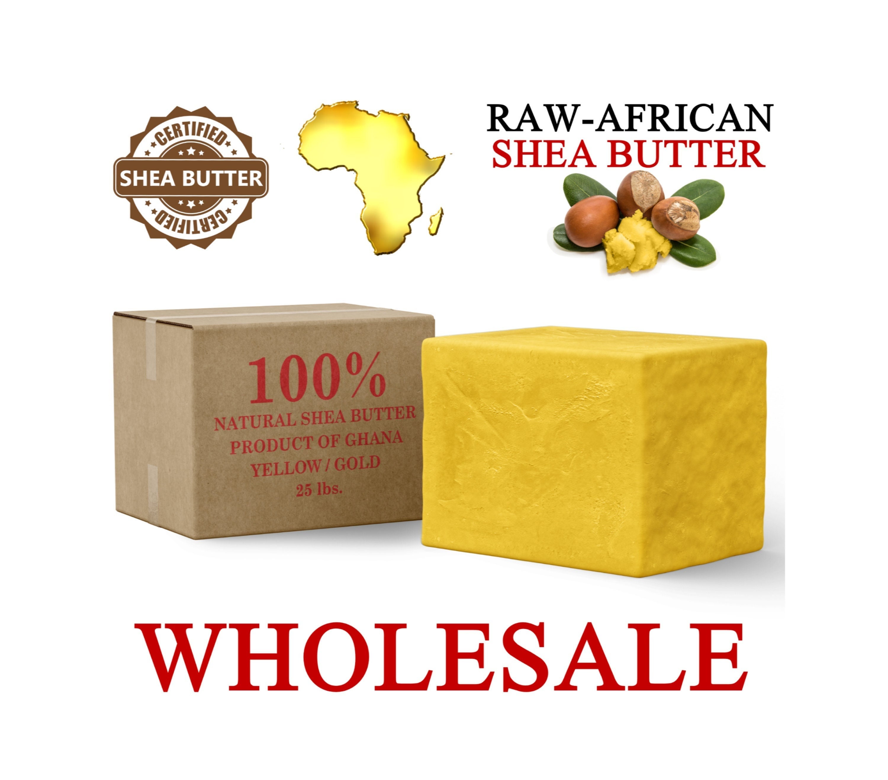 Raw African Shea Butter Organic 100% Pure Natural Unrefined - Etsy
