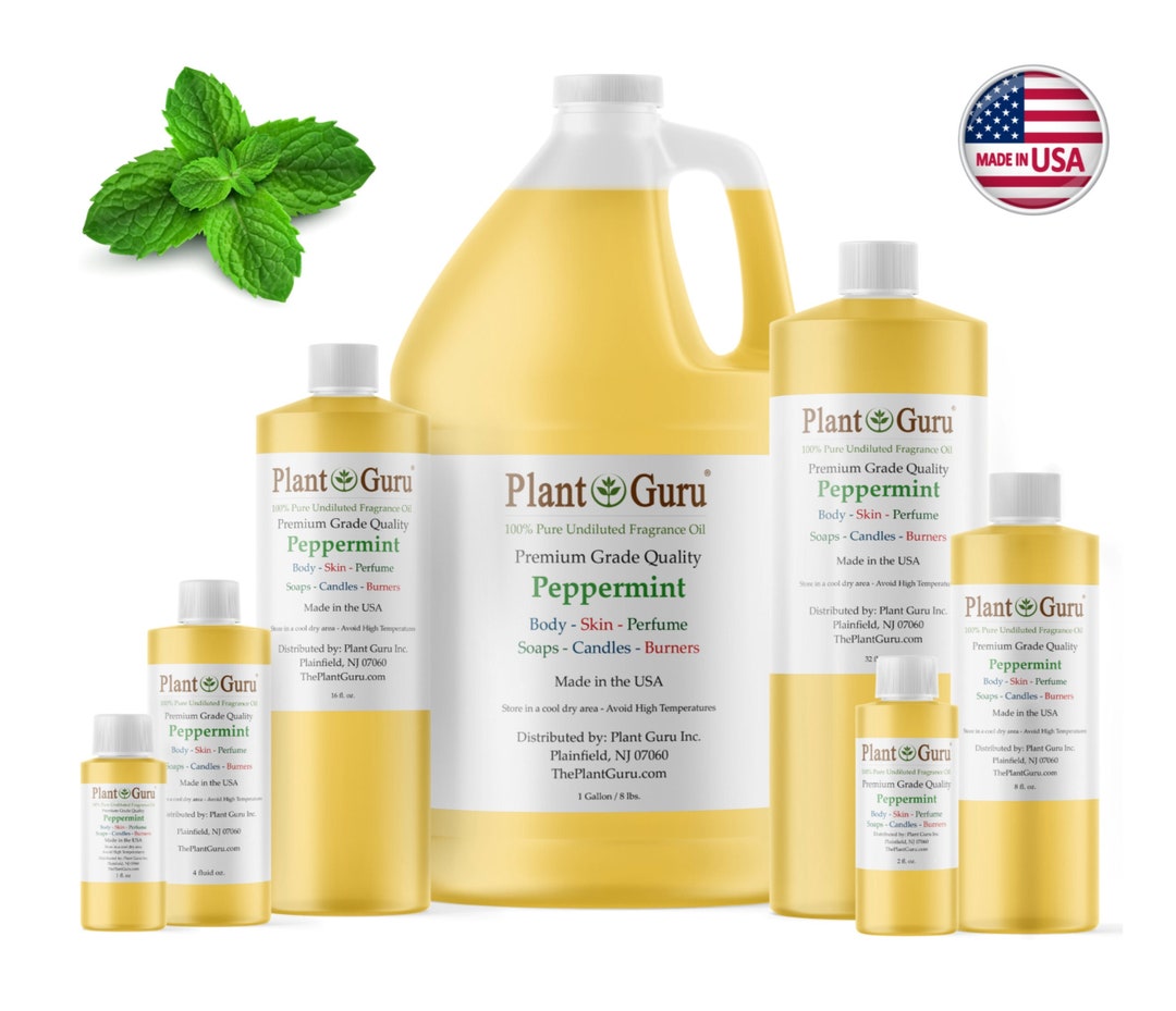 Peppermint Fragrance Oil Scented Oils for Body Butter, Candle Making ...