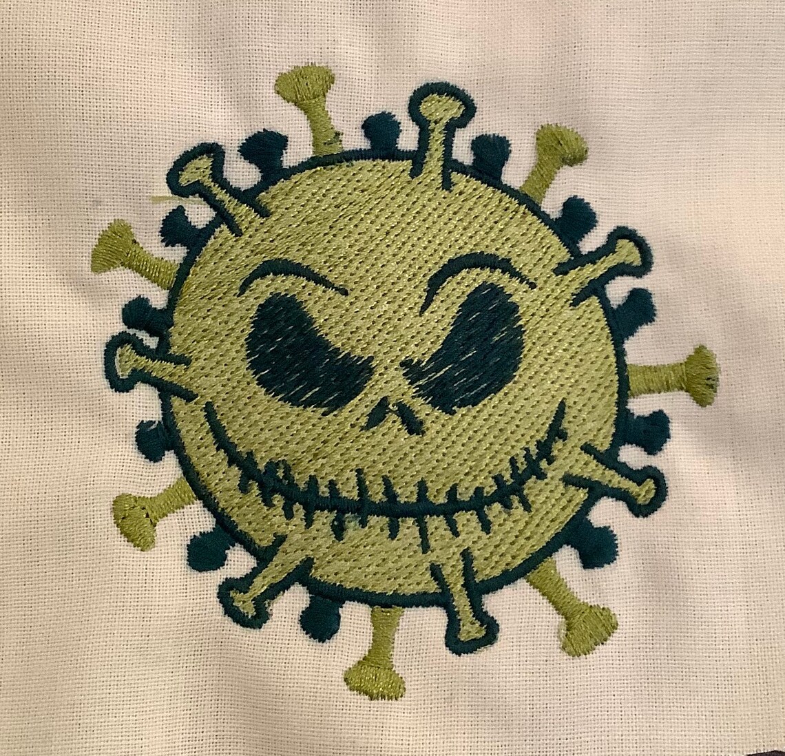 Embroidery Machine 2 Bacteria Designs Embroidery Virus 2 | Etsy