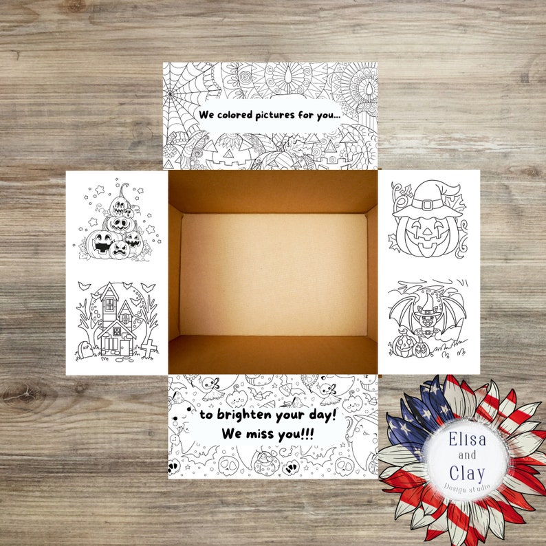 Care Package Print at Home Stickers Military Deployment - Etsy