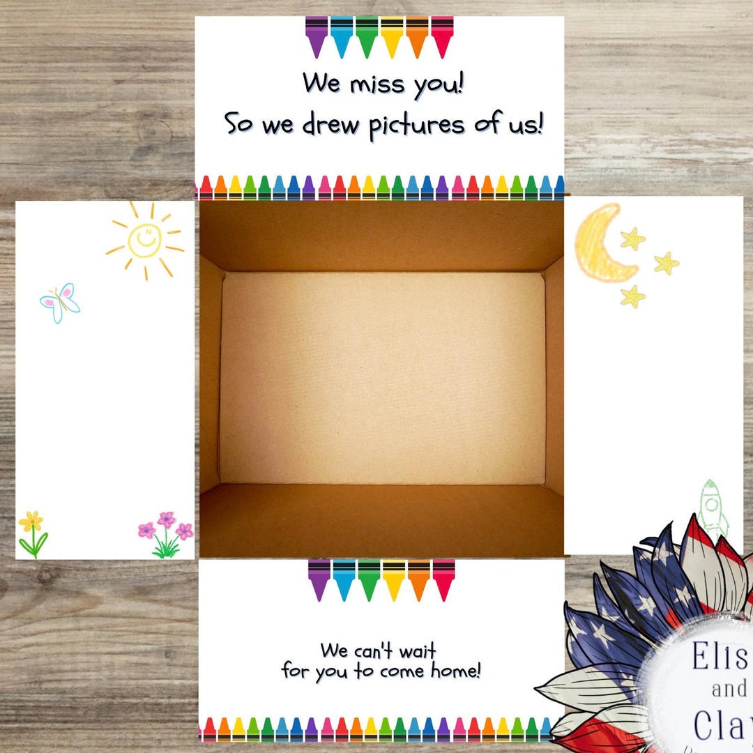 Care Package Stickers, Military Deployment, Coloring Pages - Etsy