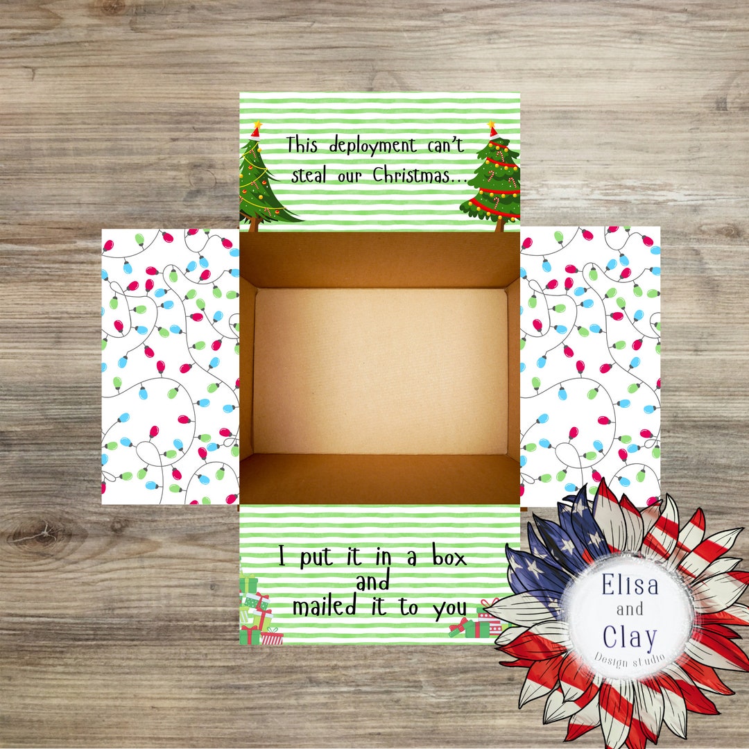 Care Package Stickers, Military Deployment, Christmas, Png Digital ...
