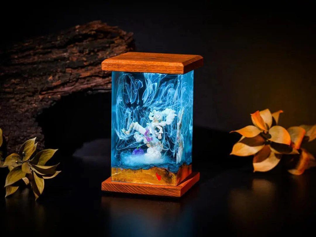 Luffy Gear 5 One Piece Lamp – Anime Resin Night Light – Gift for Anime ...