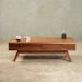 Handmade Walnut Coffee Table With Drawers - Mid-century Modern ...