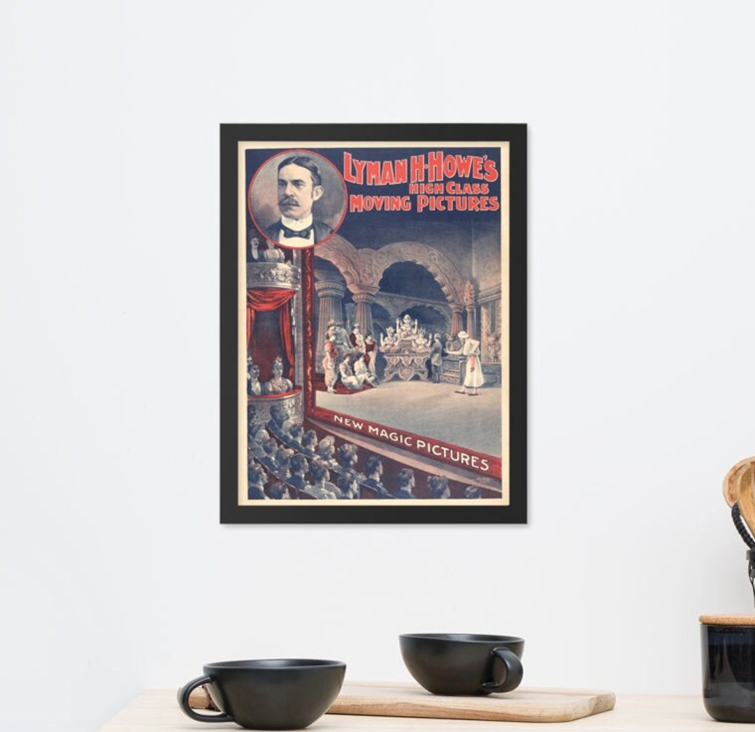 Victorian Moving Pictures Poster - Etsy