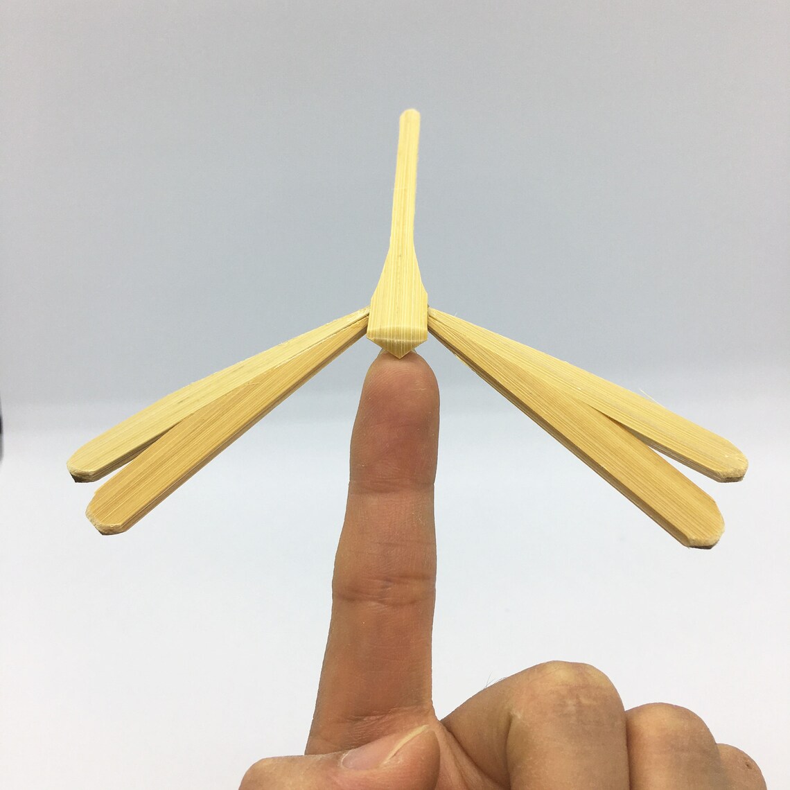 Balancing Bamboo Dragonfly Unpainted set 10 Pieces - Etsy