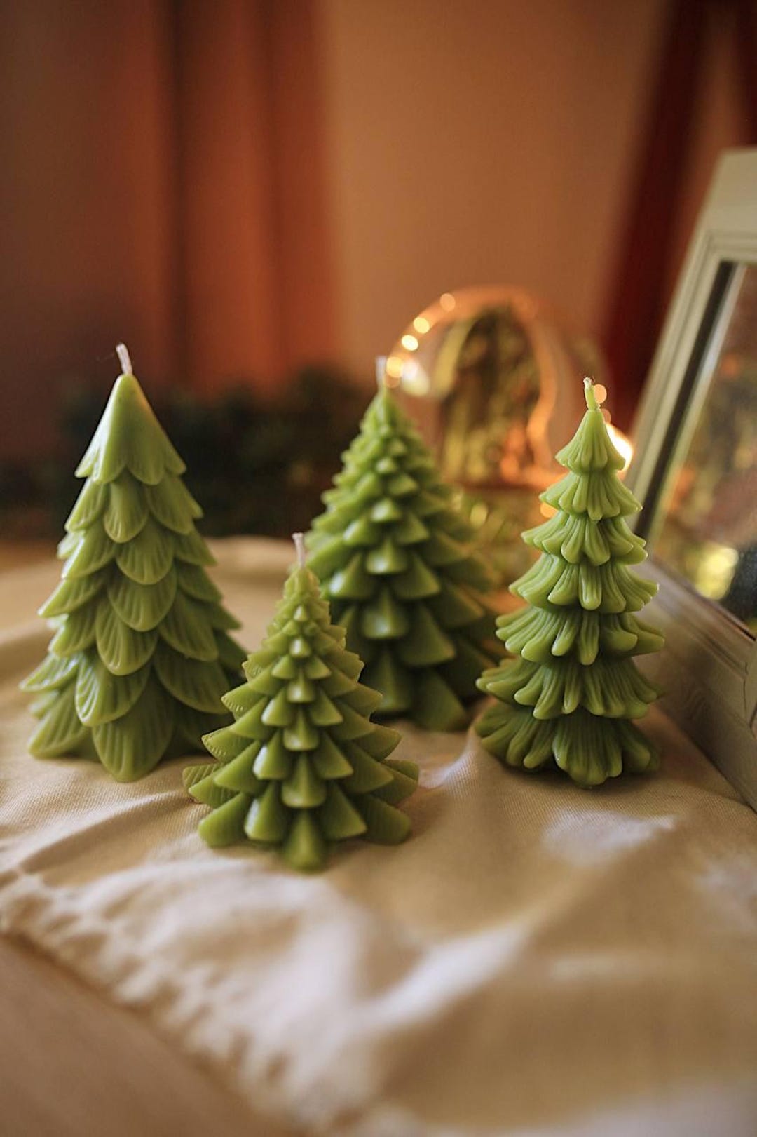 Christmas Tree Shaped Candle, Fragrance Soy Candles, Christmas Gift ...