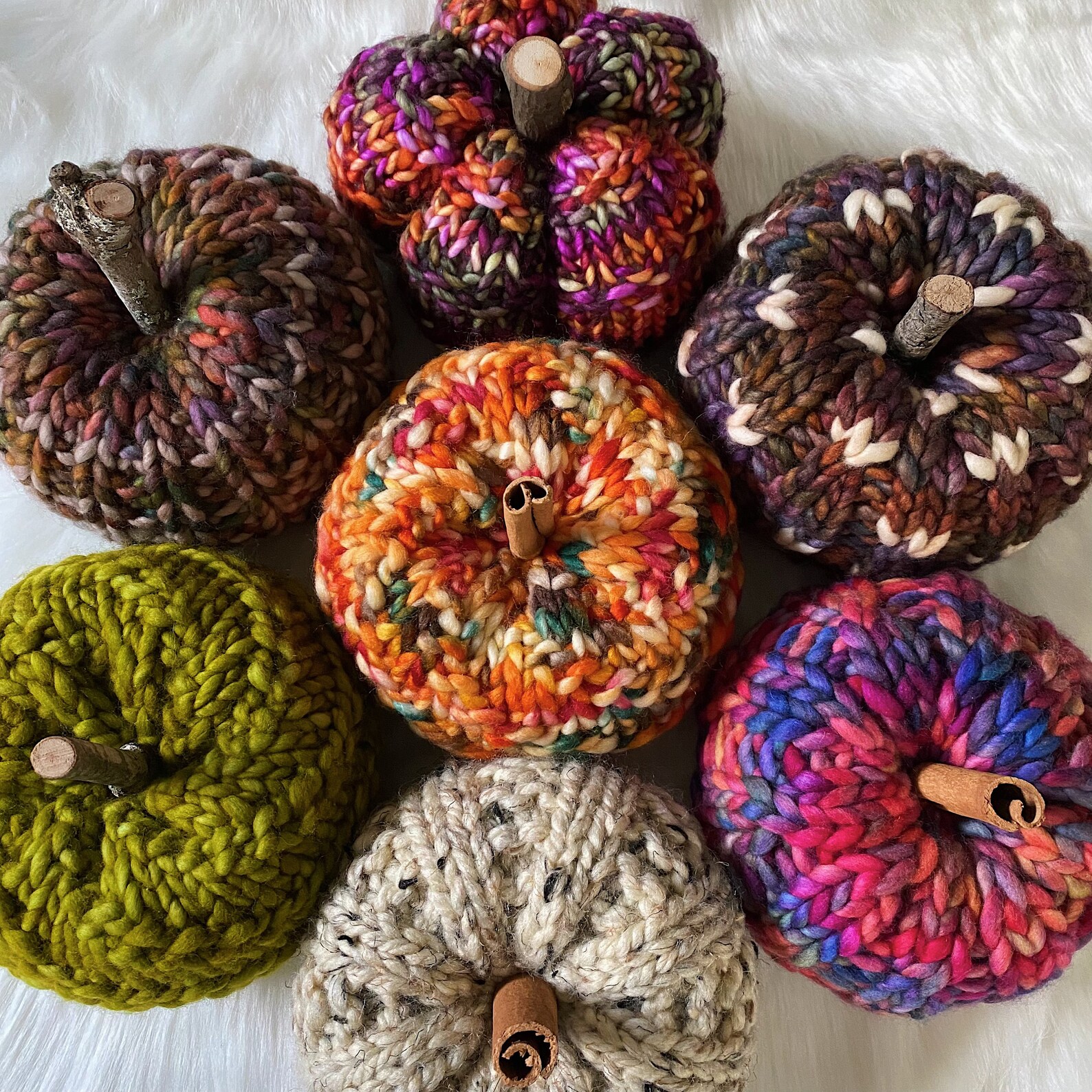 Cozy Pumpkin Vibes Pattern Bundle, Knit Pumpkin, Knit Pumpkin Pattern ...