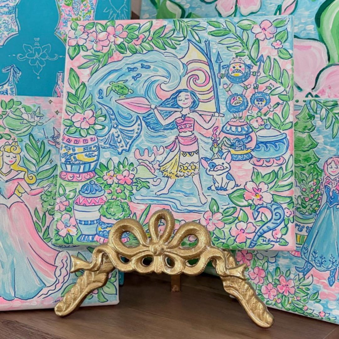 Polynesian Princess Inspired Art - Etsy