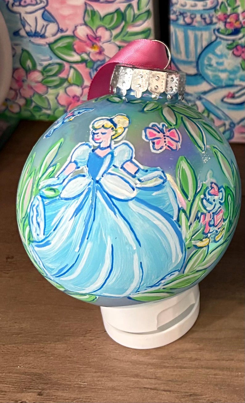Cinderella Ornaments Hand Painted - Etsy