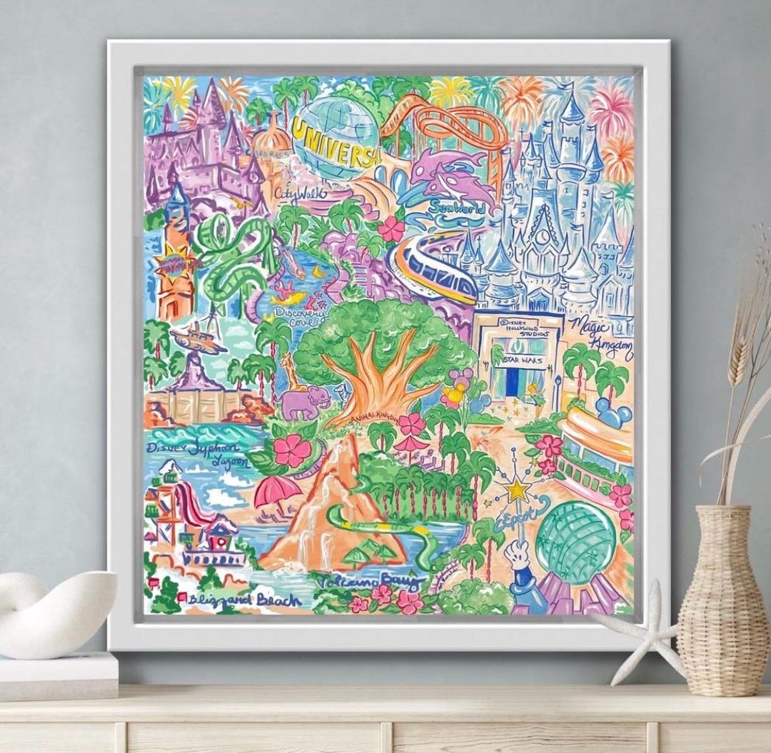 Magic Castle Florida Print - Etsy