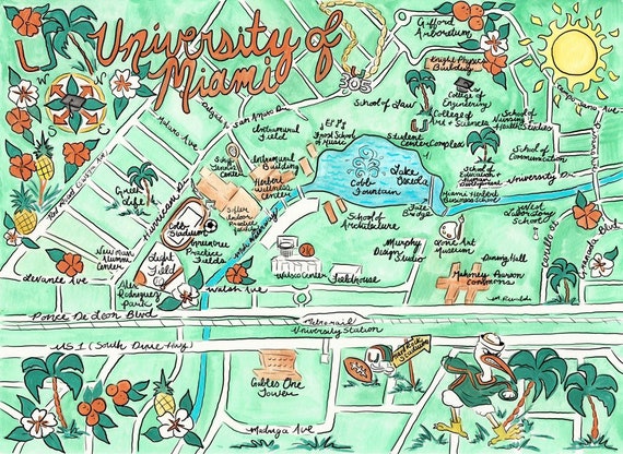 Miami University Campus Map 1964