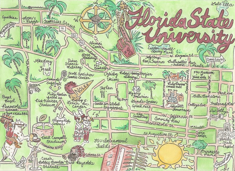 College Map Inspired Sun Shirts - Etsy