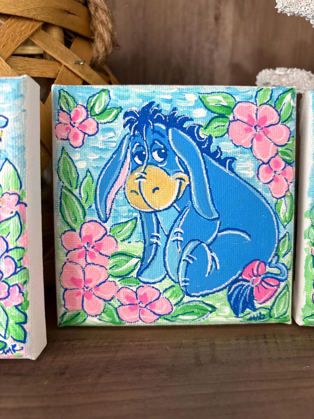 Eeyore Art: Original Acrylic Canvas Painting or Print - Etsy