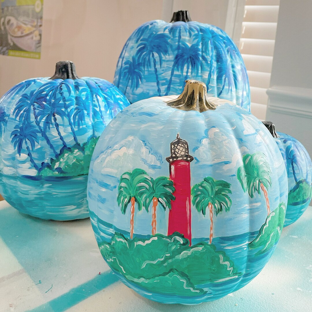 Lighthouse Pumpkin - Etsy