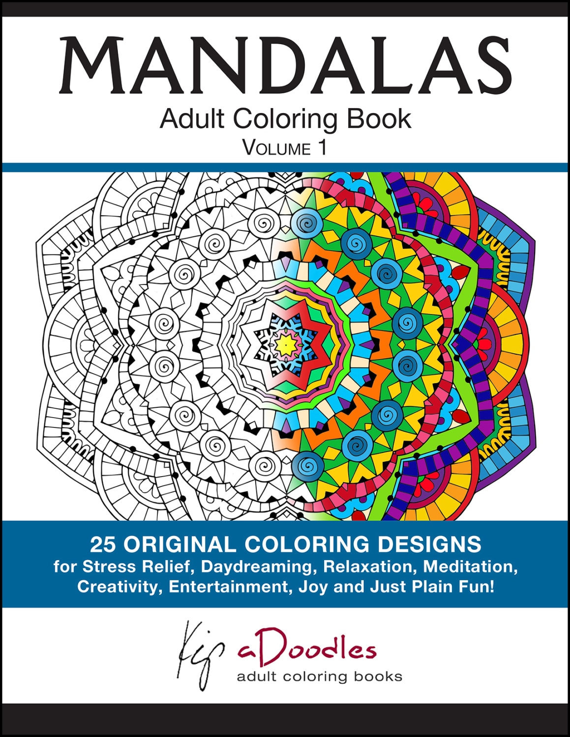 Mandala Coloring Book PDF INSTANT DOWNLOAD Mandala Coloring Volume 1 25 ...