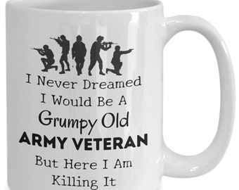 Grumpy Old Veteran - Etsy