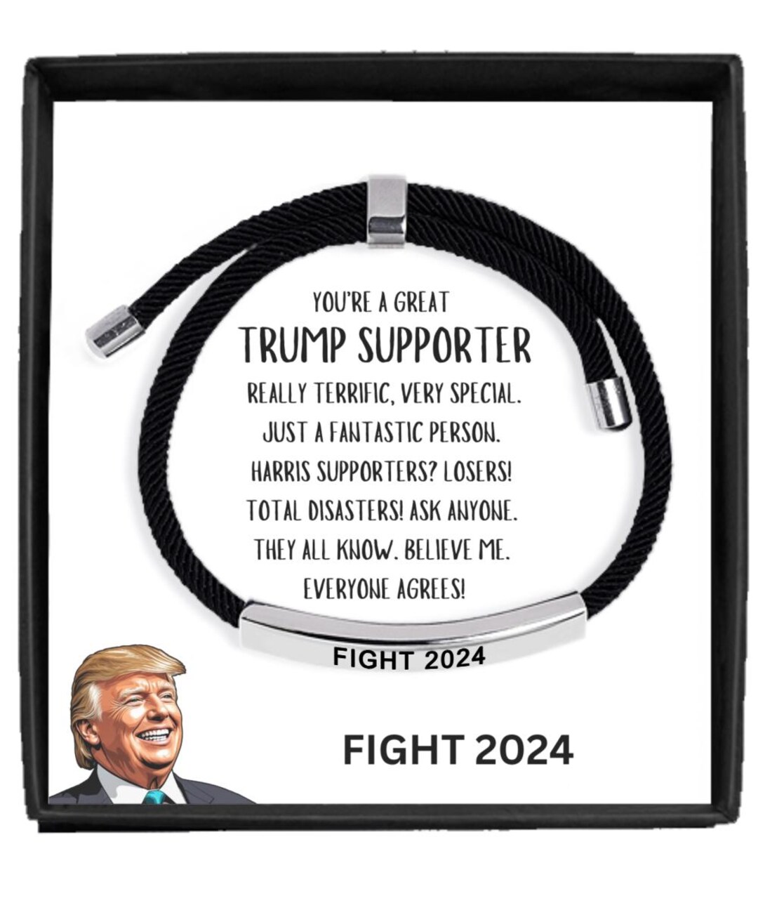 Trump 2024 Bracelet, Fight Fight Fight, Elect Donald Trump, Trump ...