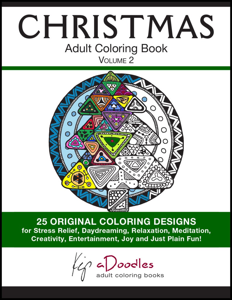 Printable Christmas Coloring Pages PDF INSTANT DOWNLOAD Christmas ...