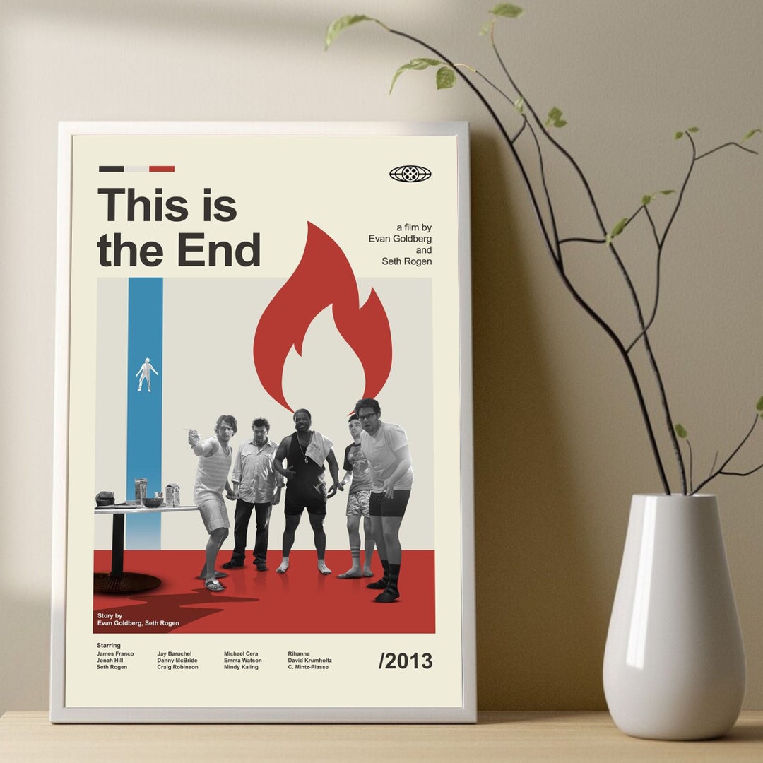 This is the End Movie Poster, Movie Wall Art Digital Print, Custom ...