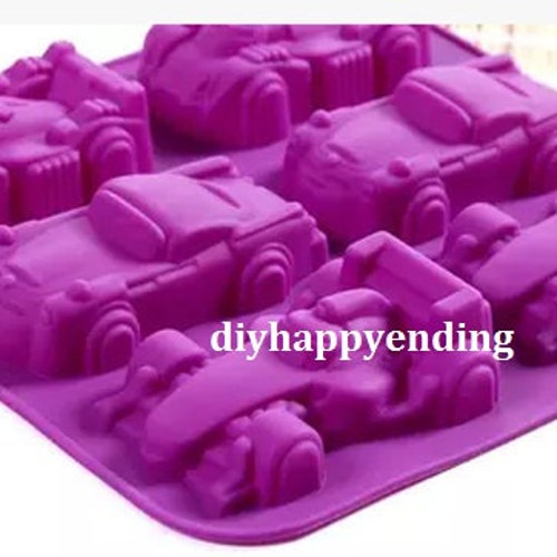Racing Car Cake Mold Flexible Silicone Soap Mold for Handmade - Etsy