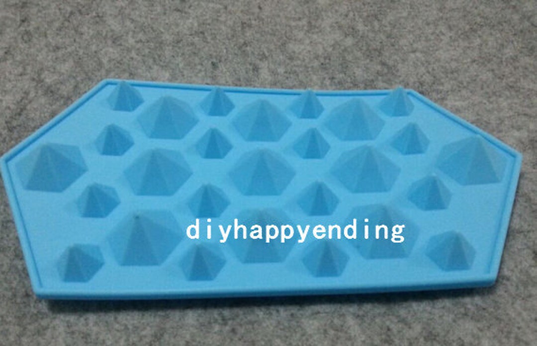 27-diamond Ice Mold Ice Tray Ice Mold Silicone Mold for Ice Soap Ice ...