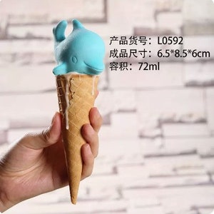 Teddy Puppy Dog Deer Dolphin Ice Cream Chocolate Mold Ice Mold Coffee ...