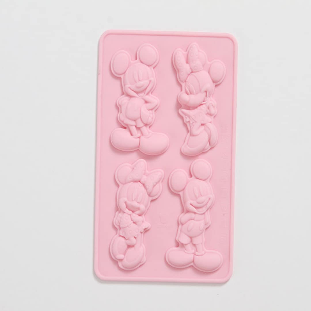 Mickey Minnie Mouse DIY Cake Mold Flexible Silicone Soap Mold Chocolate ...