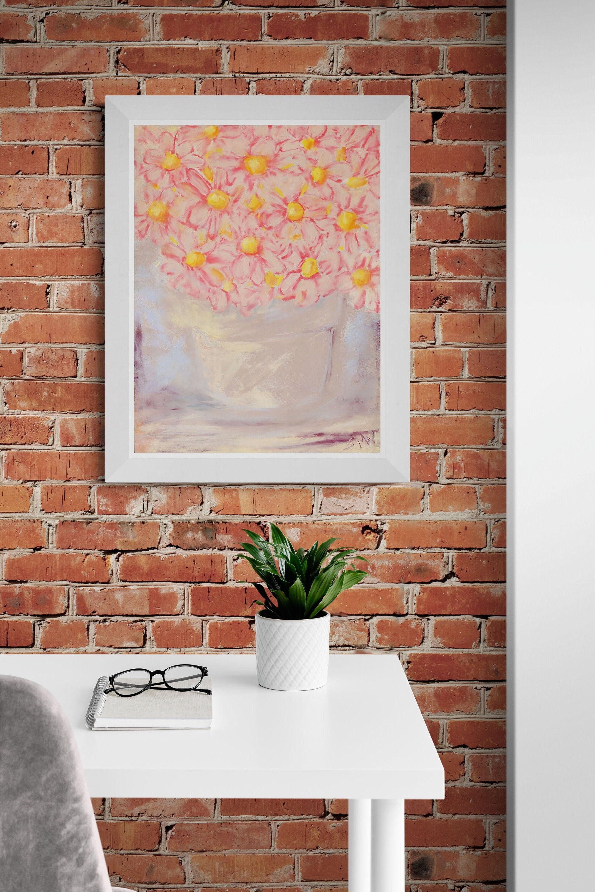 Soft Calming Artwork Beautiful Art Print Peaceful Wall Art - Etsy