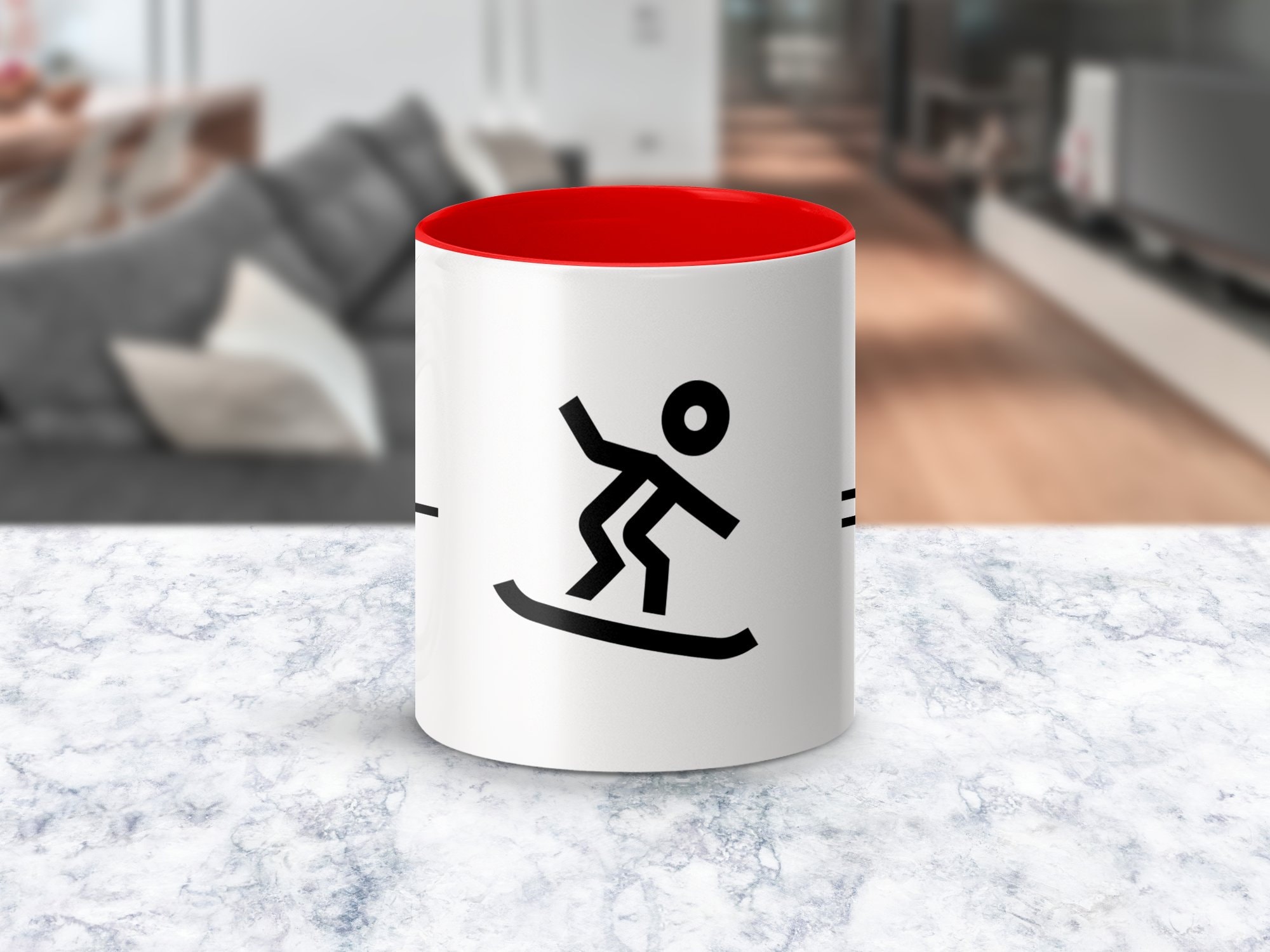 Snowboarding is Happiness Equation Mug, Snowboarders Are Happy on the ...