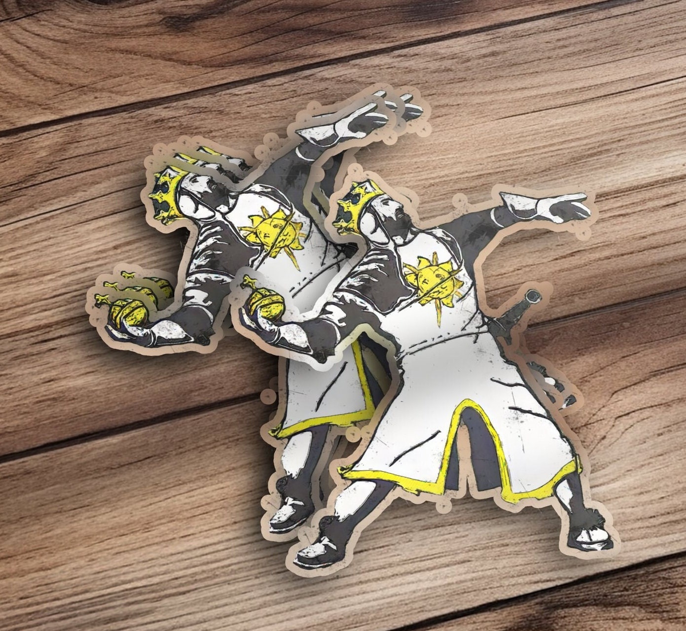 Monty Python Sticker. Holy Grail, King Arthur Throwing the Holy Hand ...