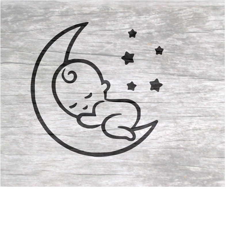 Baby Moon Art - Etsy