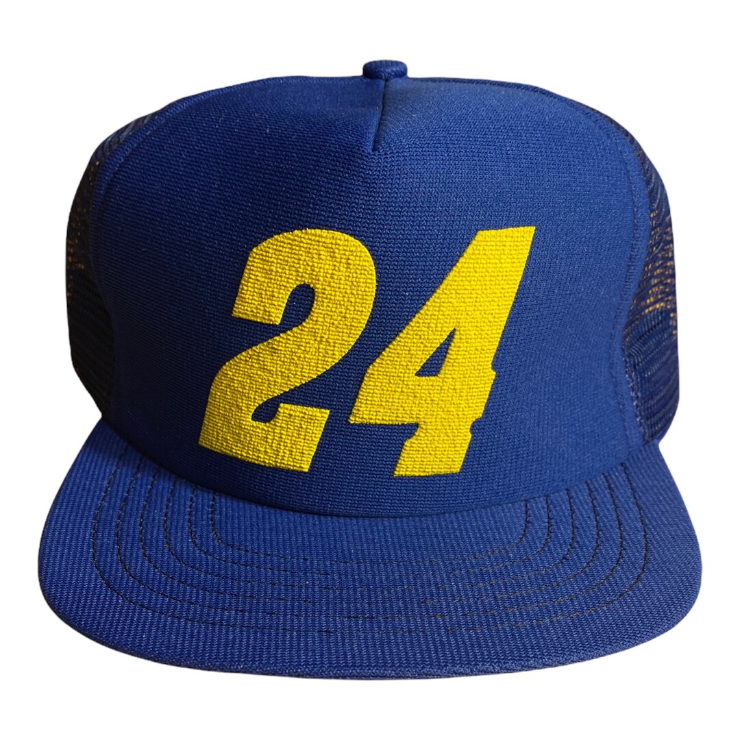 Vintage Jeff Gordon Snapback Hat // #24 Nascar Racing // Blue Trucker ...